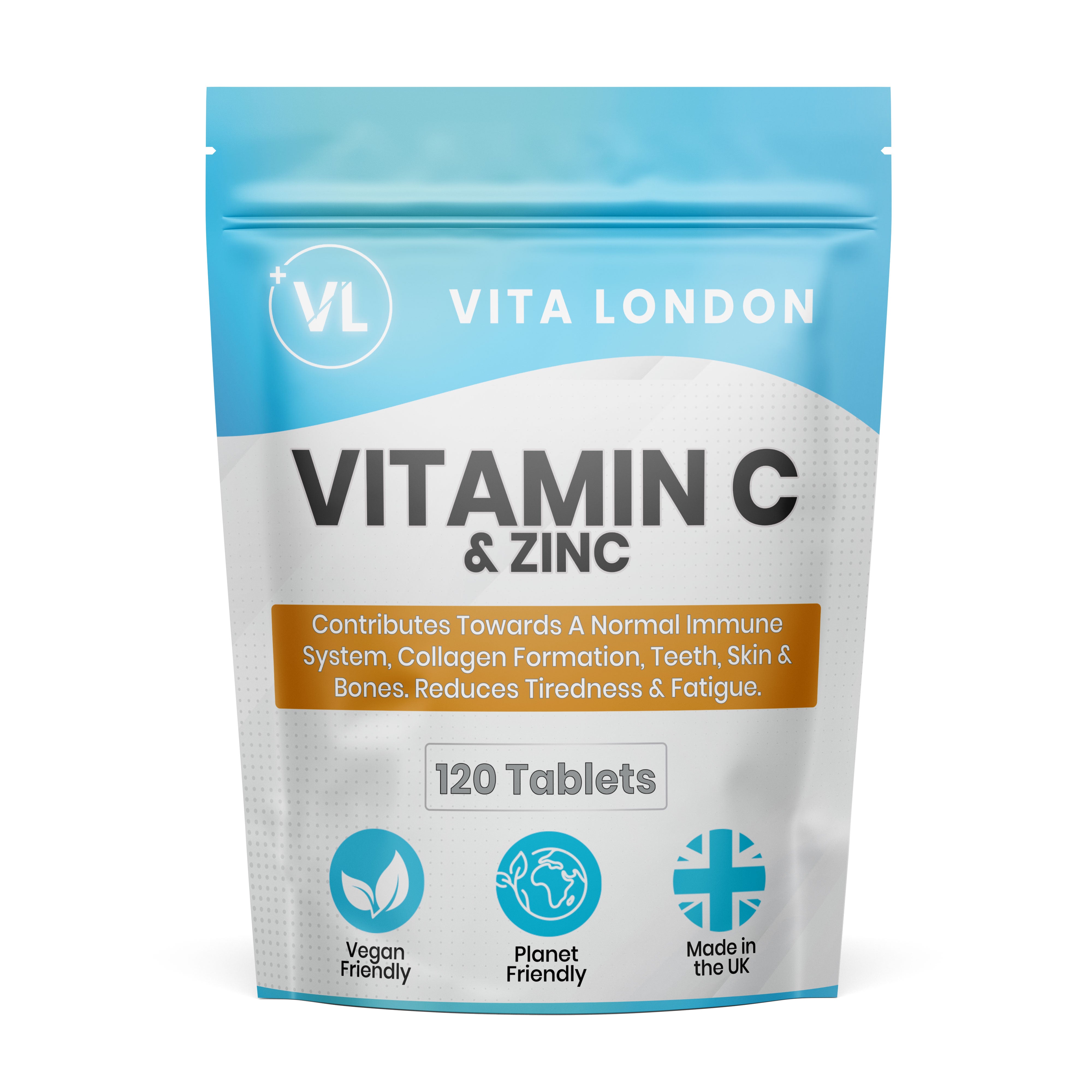 Vitamin C & Zinc Tablets | Vitamin C Benefits | UK Supplement | Zinc ...